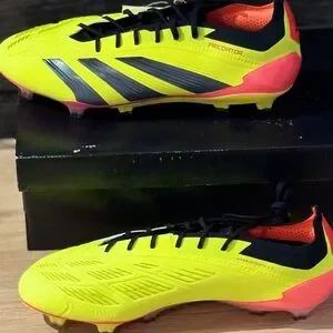 adidas | Shoes | Adidas Predator Fg Soccer Cleats Neon Yellow And Black ...